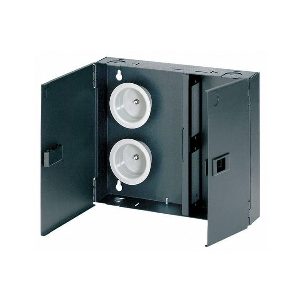 Panduit FWME2 Fiber Enclosure, Wall Mount, 2 QuickNet Cassettes, FAP ...