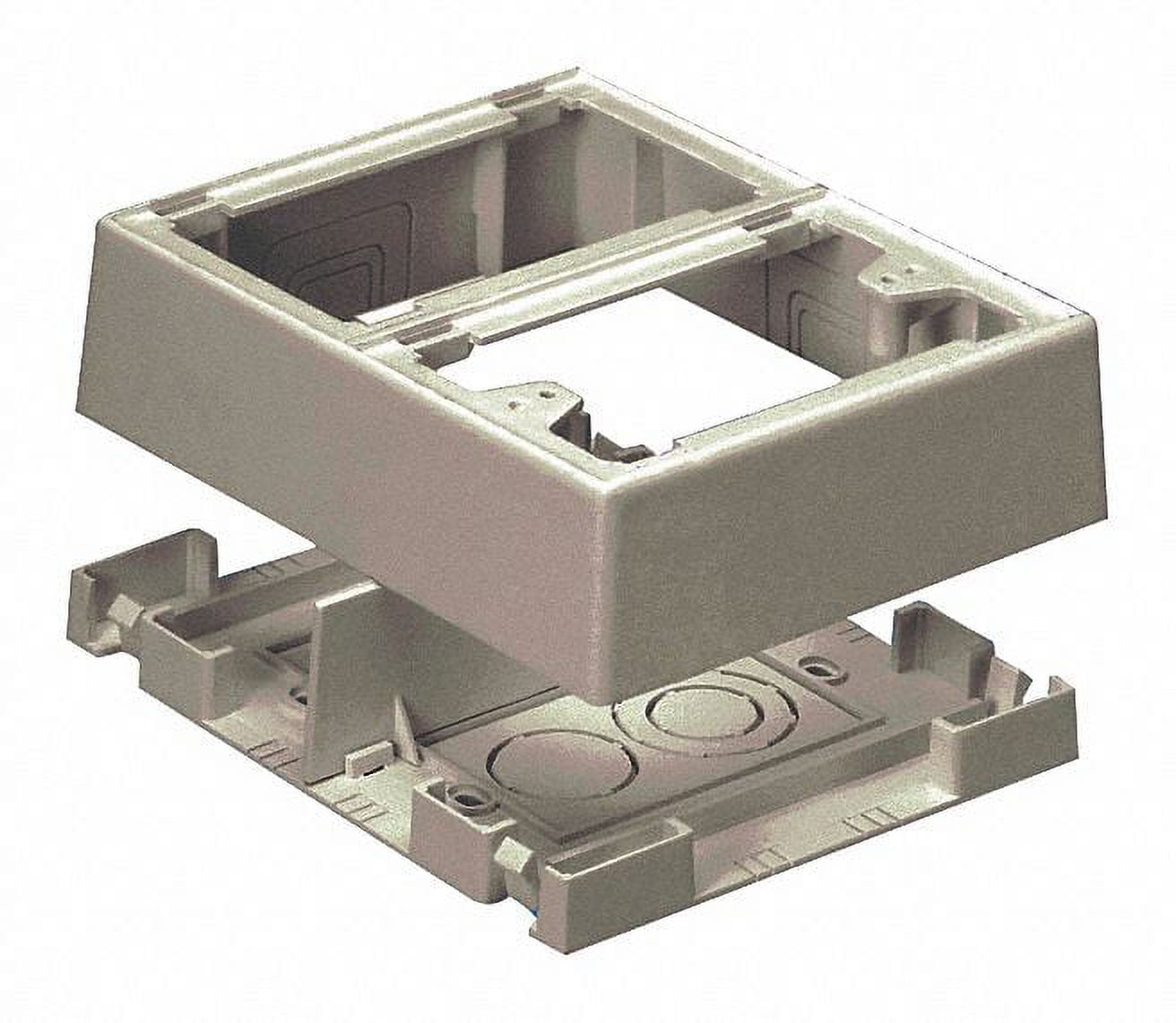 Panduit Fast-Snap Box,Off White,PVC,Boxes JBP2FSIW - Walmart.com
