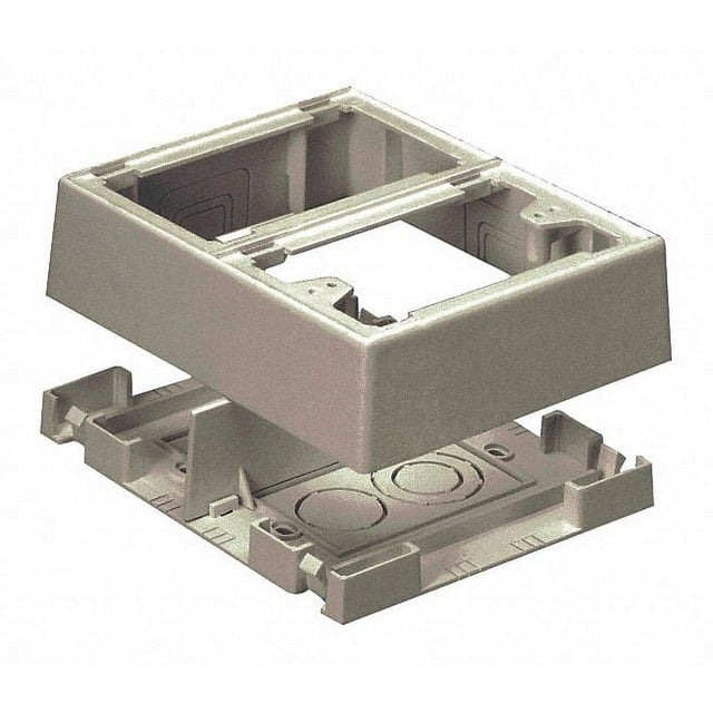 Panduit Fast-Snap Box,Off White,PVC,Boxes JBP2FSIW - Walmart.com