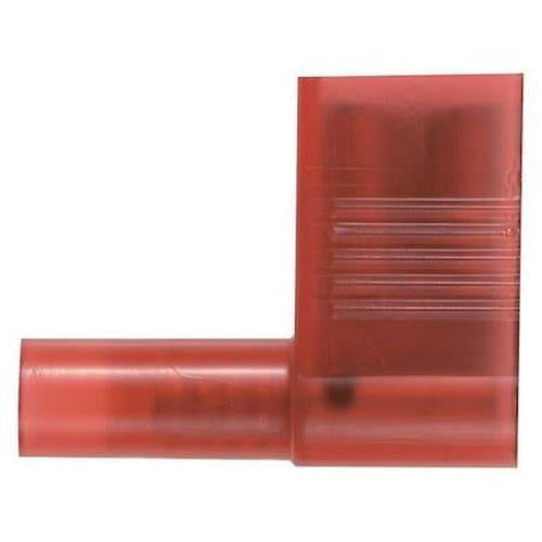 Panduit Female Flag Disconnect, Red, 22-18AWG, PK50 - Walmart.com