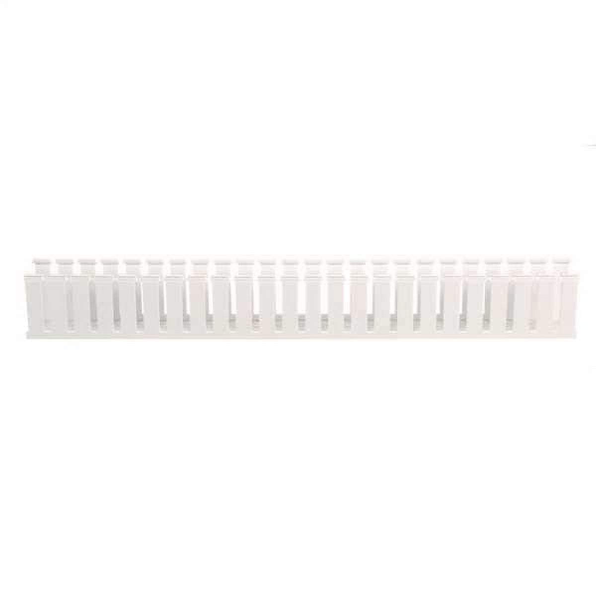Panduit G2X3WH6 Type G Wide Slot Wiring Duct, Lead-Free PVC, White ...