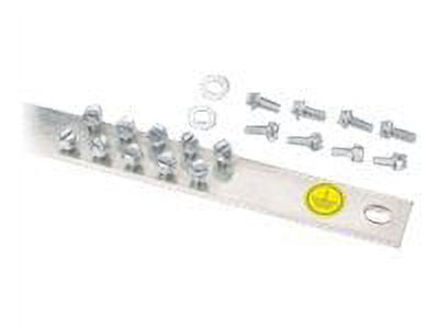 Panduit Grounding Busbar Kit - Rack bus bar - 19" - Walmart Business ...