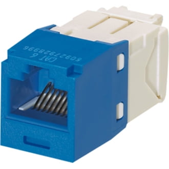 Panduit Mini-Com TX6 Plus Modular Insert, Blue, 1-Port – High ...