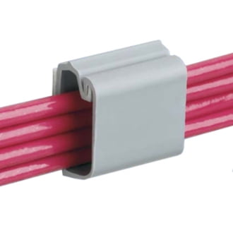 Panduit LC3-A-C8 0.20 in. Adhesive Square In Bundle Latching Clip, Gray ...