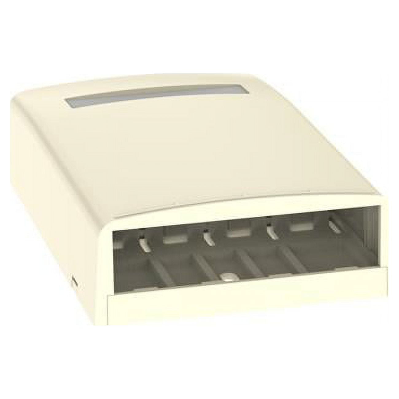 Panduit Mini Com Surface Mount Box Electric Ivory 4 Ports