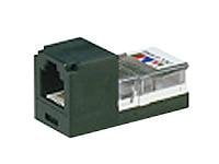 Panduit Mini-Com Cat5/Cat5e Jack Module (T568A/T568B), Black CJ588BL ...