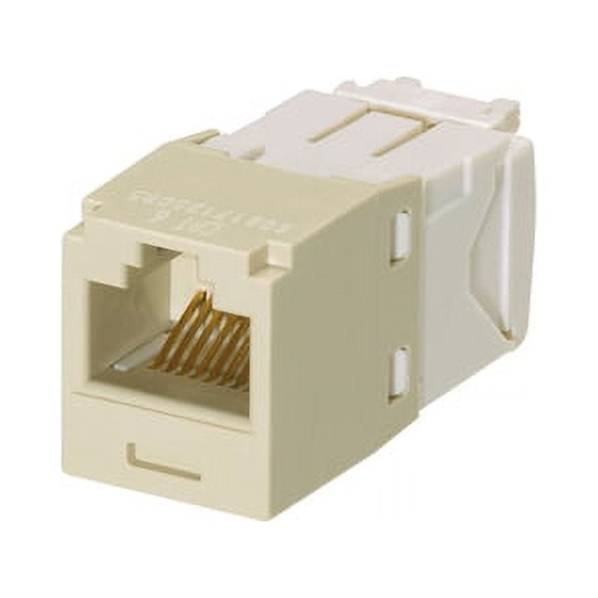 Panduit Mini-Com TX6 Plus Giga-Channel Cat6 Jack, Ivory, CJ688TGEI, Box ...