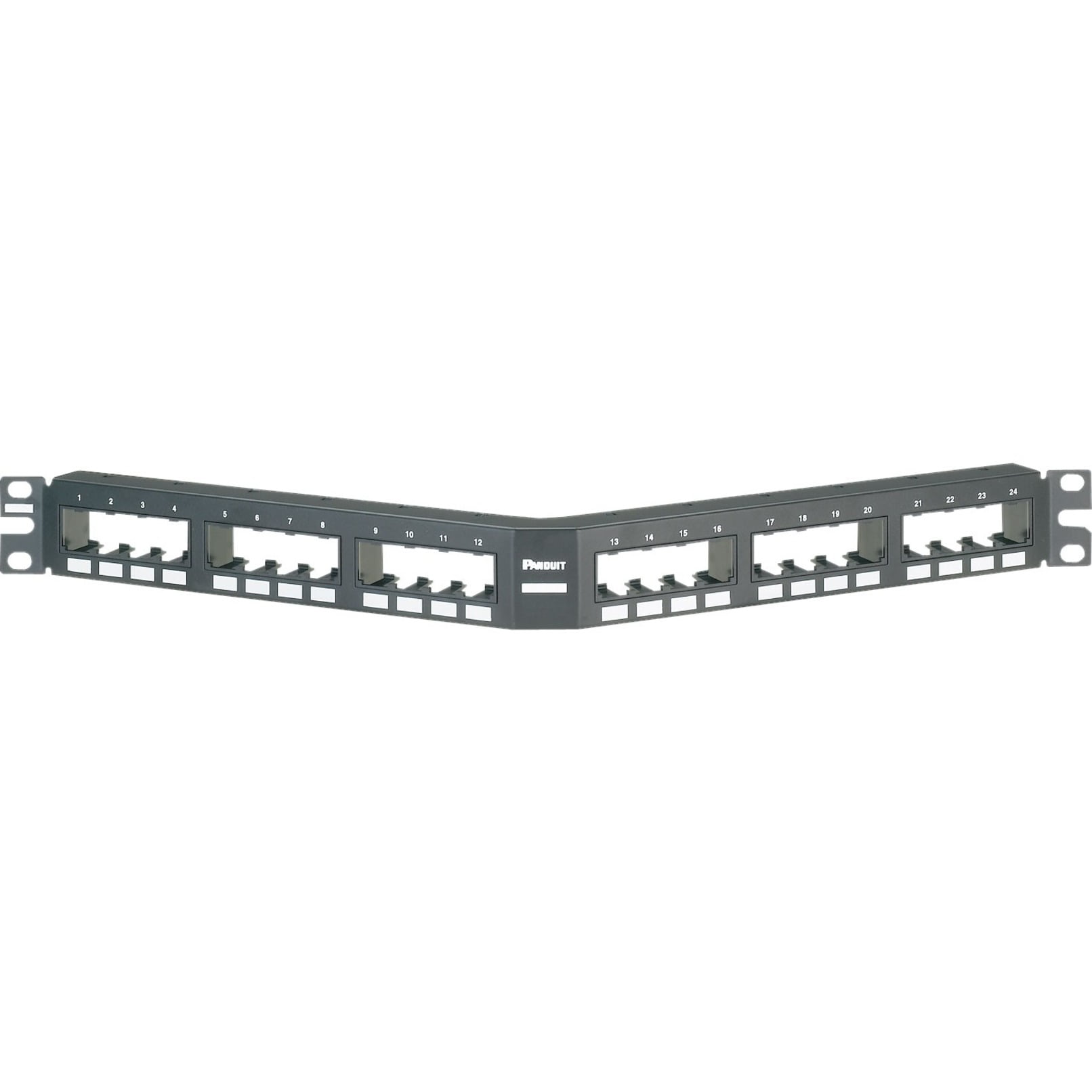 Panduit Mini-com Flush Mount Modular - Patch Panel - 1u - 19" - 24 ...