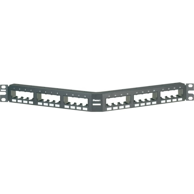 Panduit Mini-com Flush Mount Modular - Patch Panel - 1u - 19" - 24 ...