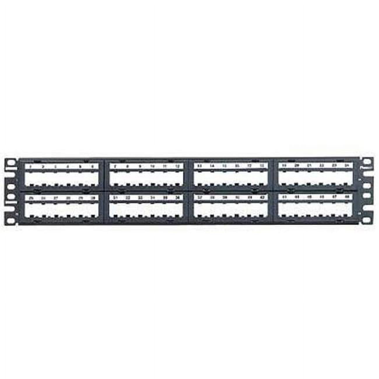 Panduit Mini-com Modular Faceplate Patch Panels - Patch Panel - 2u - 19 ...