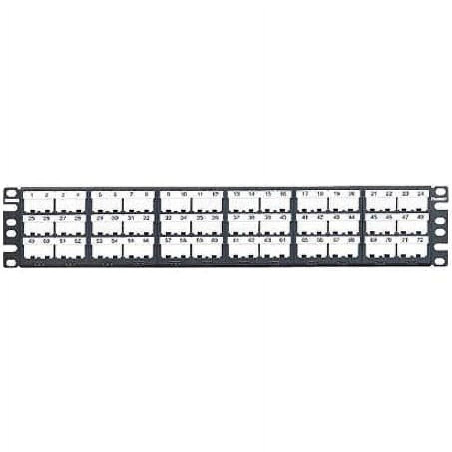 Panduit Modular Patch Panel CPPL72WBLY - Walmart.com