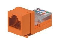 Panduit NK5E88MORY NetKey Cat5e Keystone Jack Module, Orange - Walmart.com