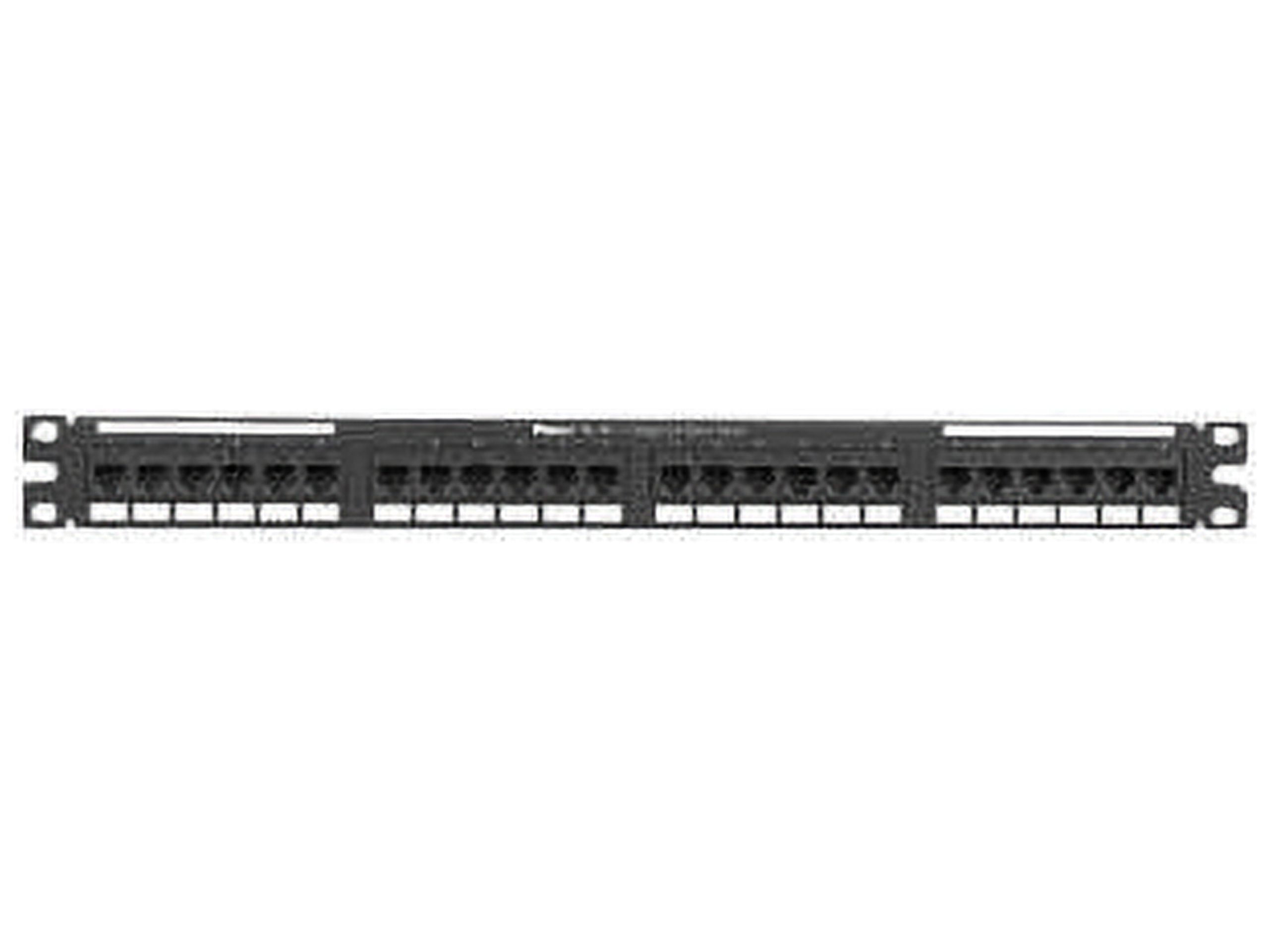 Panduit - NK6PPG24Y - Panduit NK6PPG24Y 24-Port Network Patch Panel ...
