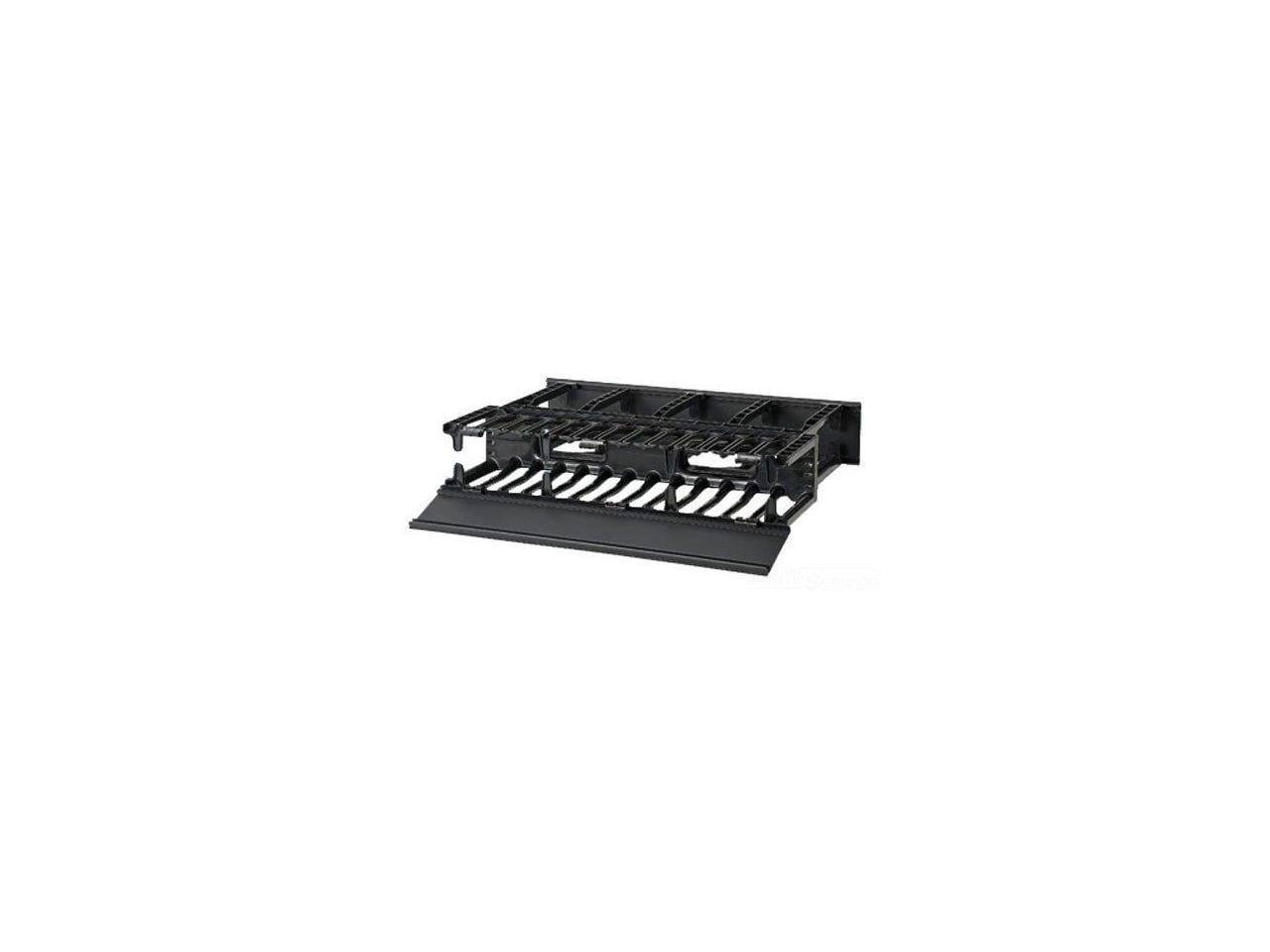 Panduit - NM2 - Panduit NM2 Horizontal Cable Manager - 2U Rack Height ...
