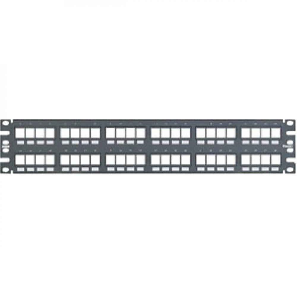 Panduit NetKey 48 Port Modular Patch Panel - 48 x RJ-45 - 48 Port(s ...