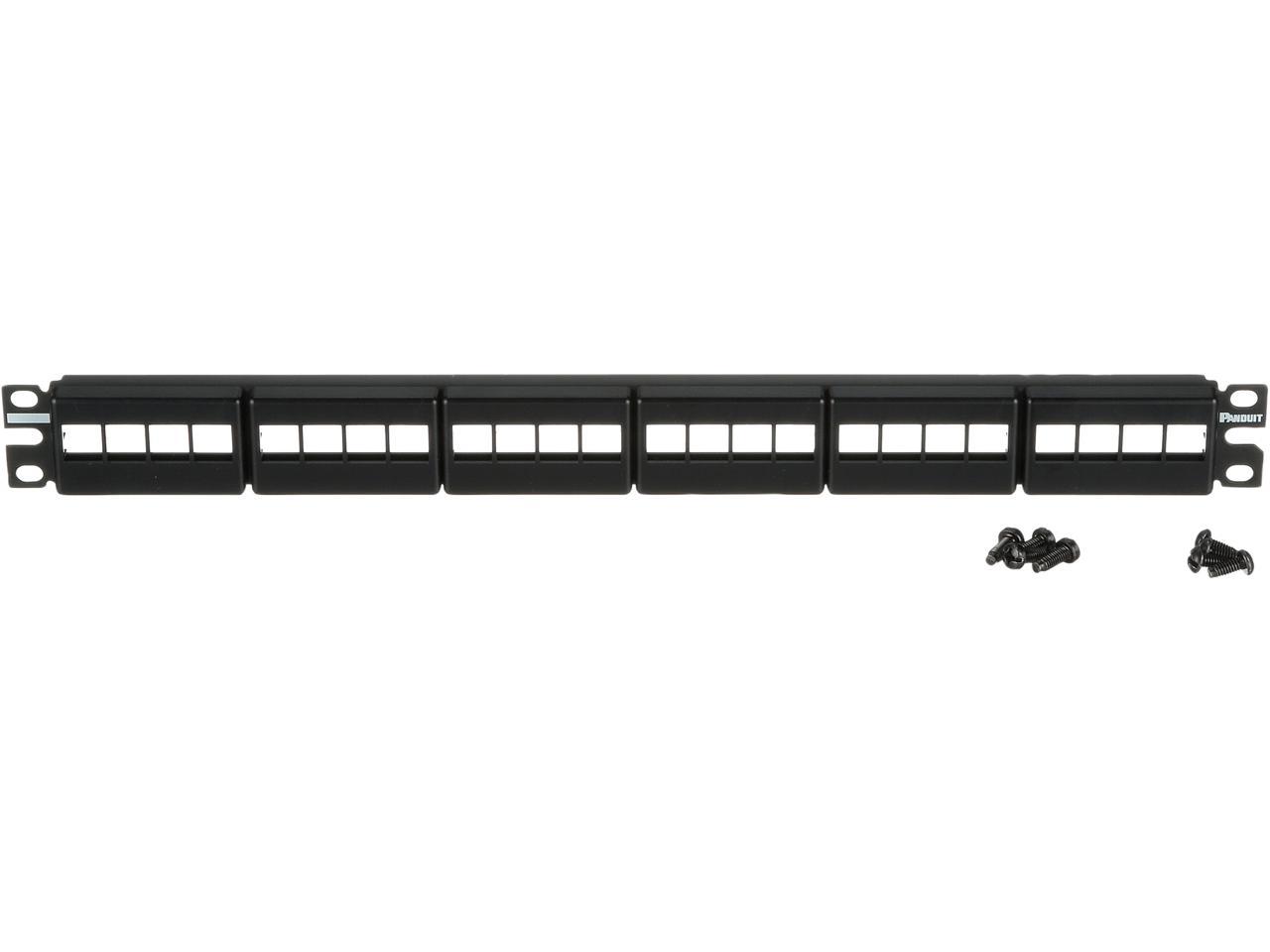 Panduit NetKey NKFP24Y Modular Patch Panel - Walmart.com