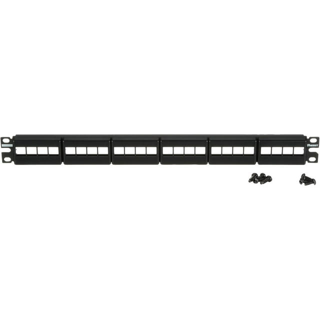 Panduit NetKey NKFP24Y Modular Patch Panel - Walmart.com