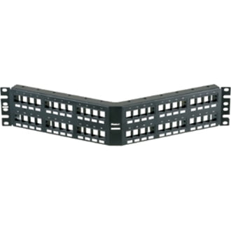 Panduit Netkey Flush Mount Modular Patch Panel Patch Panel 2u 19"/23 ...
