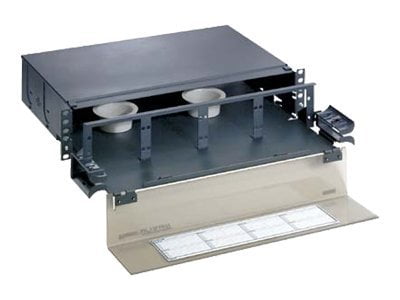 Panduit Opticom Rack Mount Fiber Drawer - Rack cable enclosure - black ...