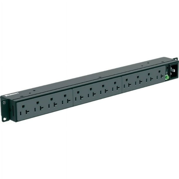 Panduit P12B19M Horizontal Basic Power Distribution Unit - Walmart Business Supplies