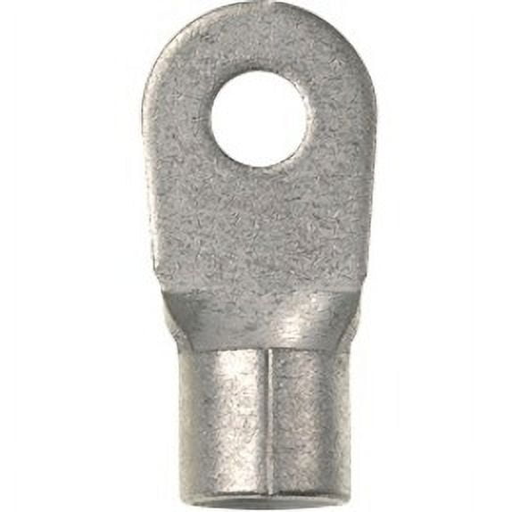Ring Terminal, #10 Stud Size, 6 AWG, 2,000 V, Bare Insulated, Bare ...