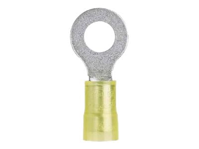 Panduit Ring Terminal,Yellow,12 AWG,10 AWG,PK50 PN10-14R-L - Walmart.com