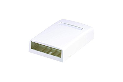 Panduit Surface Mount Box,Mini Com,4 Port,Ivory CBX4EI-AY - Walmart.com