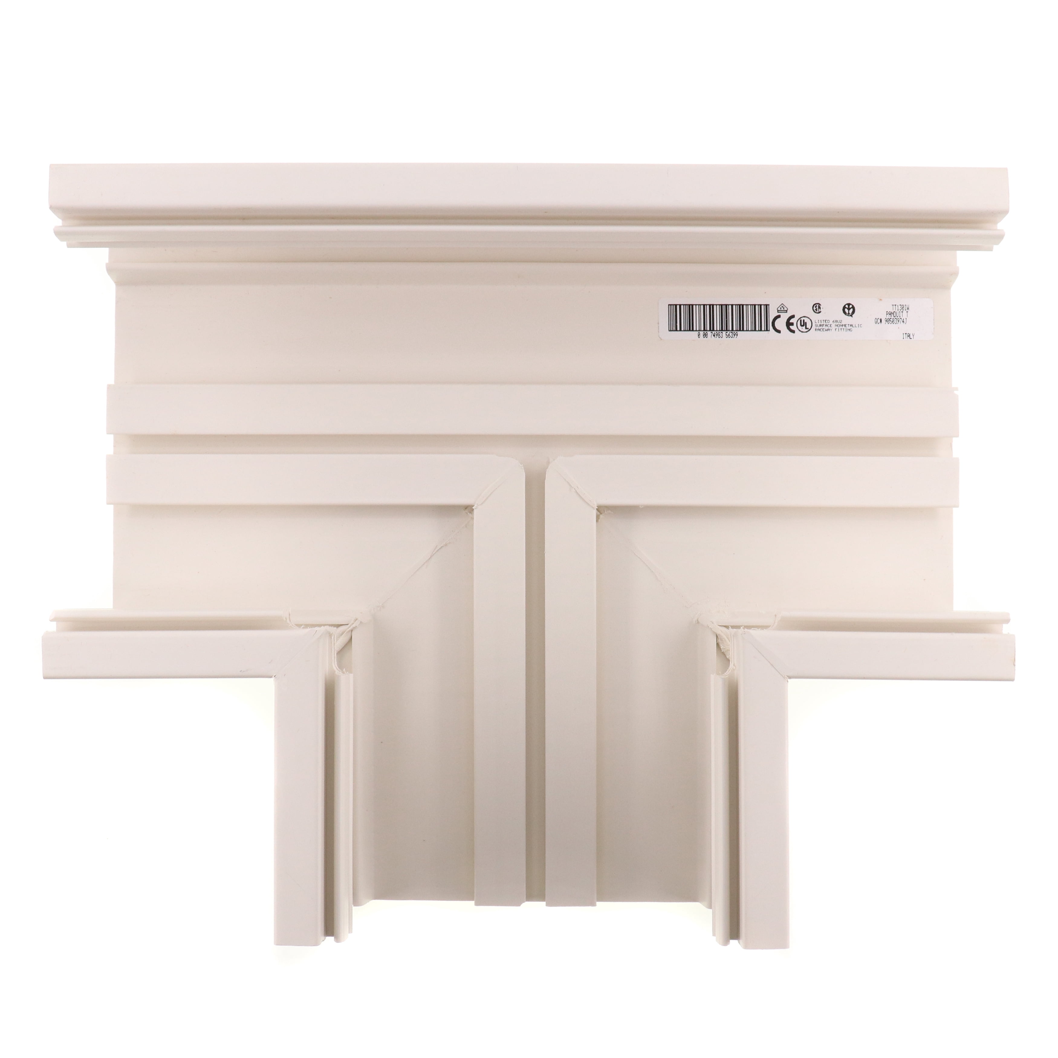 Panduit TT130IW Pan-Way Surface Raceway Tee Fitting Base, Off-White ...