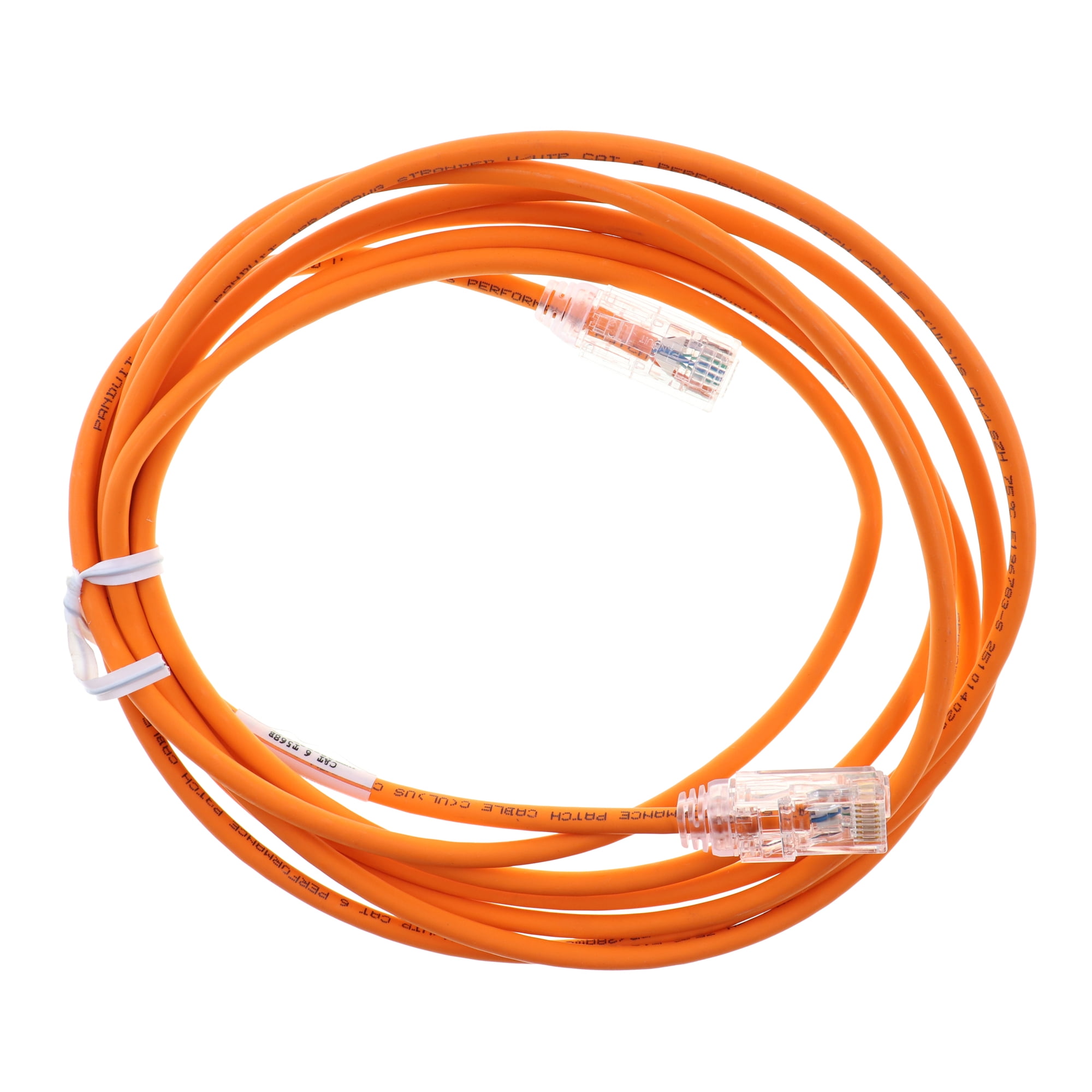 Panduit UTP28SP8BO/N CAT6 Cable UTP Patch-Cord, 8-Foot, Bright Orange ...