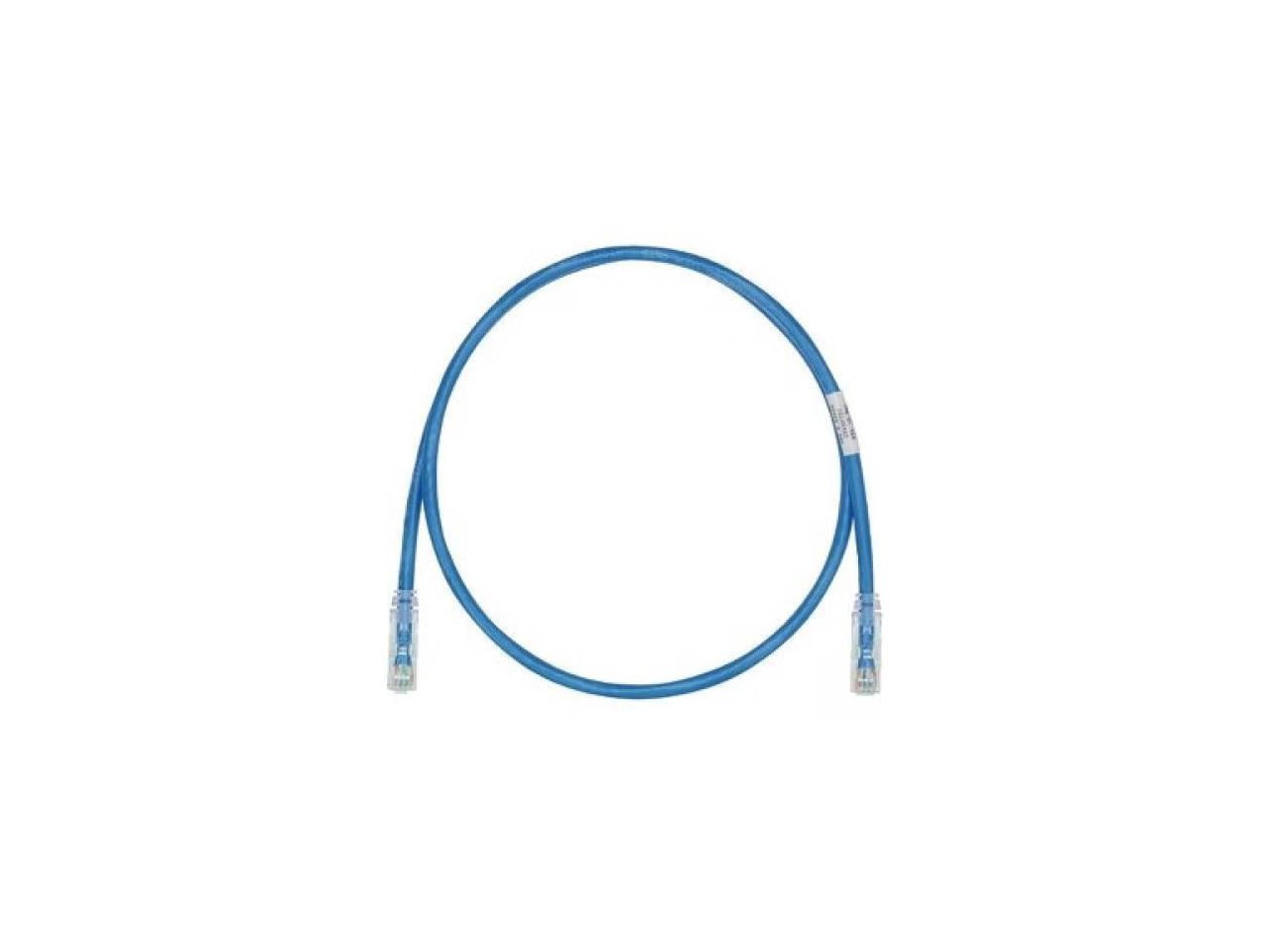 Panduit UTP28SP8INBU 8 in. Cat 6 Blue Network Ethernet Cable - Walmart.com