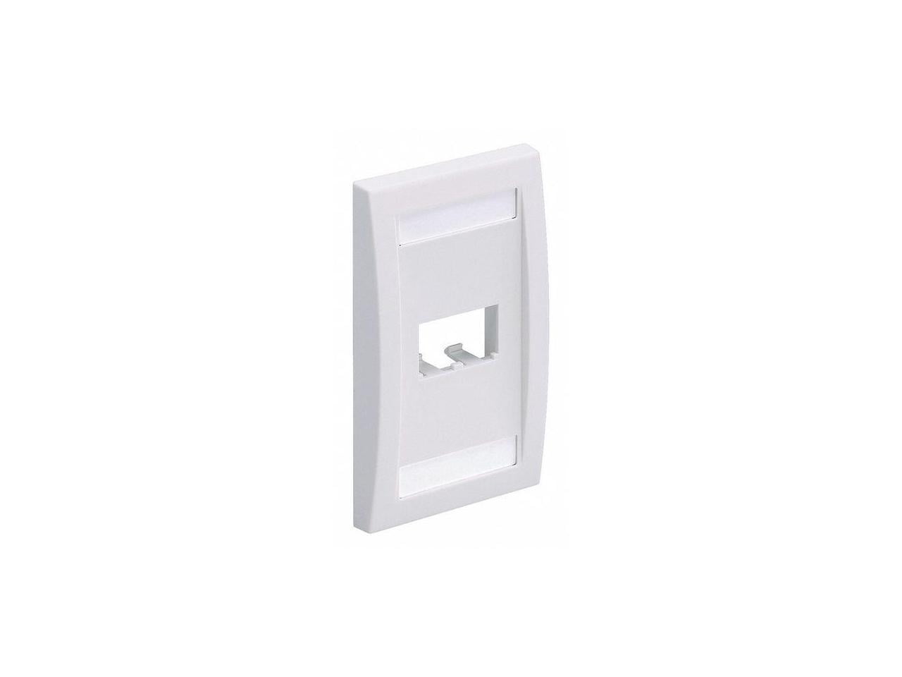 Panduit Wall Plate,Single Gang,2 Ports,Ivory CFPE2EIY - Walmart.com
