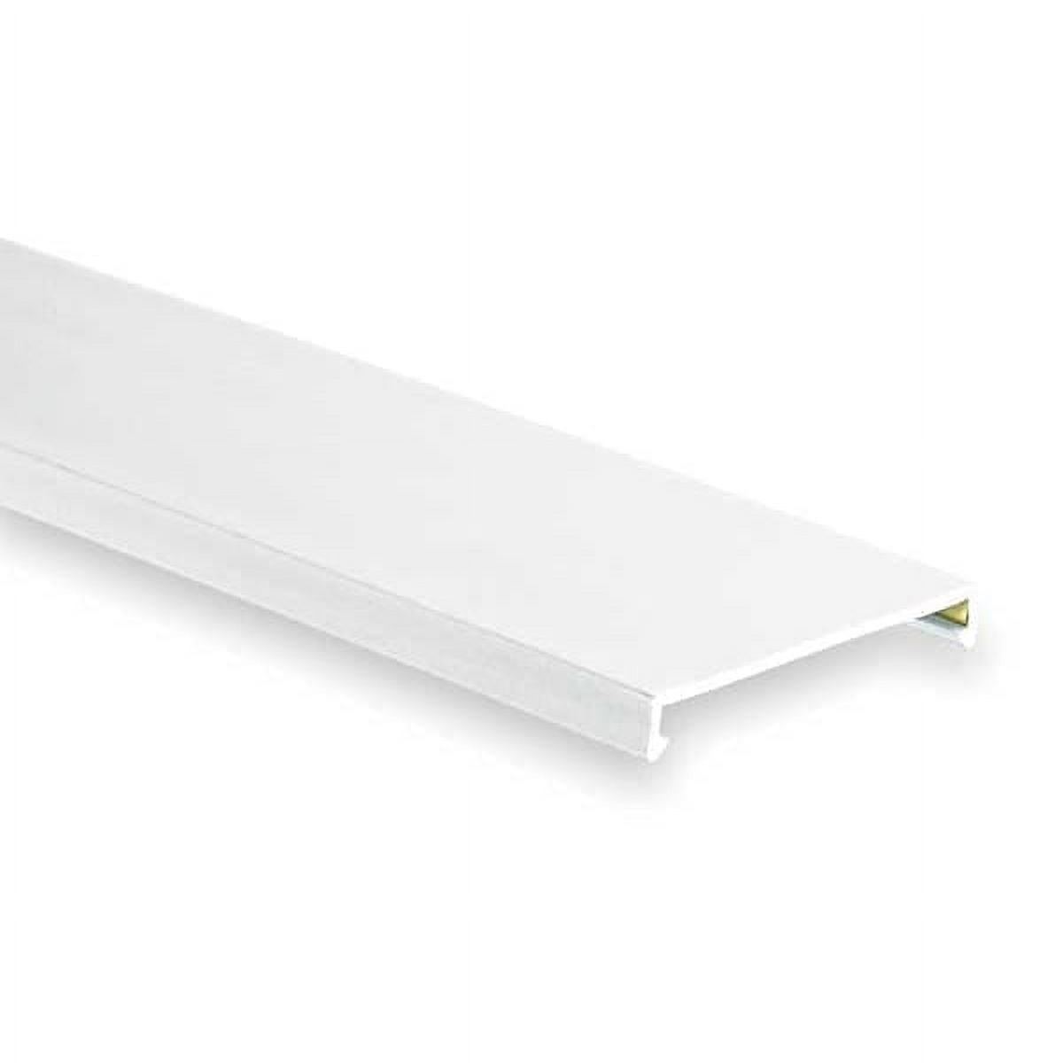 Panduit Wire Duct Cover,Flush,White,1.26Wx0.35D C1WH6-F - Walmart.com