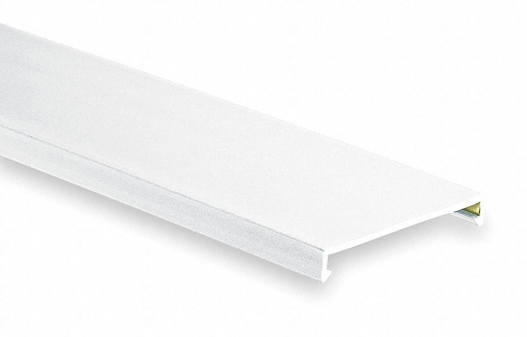 Panduit Wire Duct Cover,Flush,White,1.26Wx0.35D C1WH6-F - Walmart.com