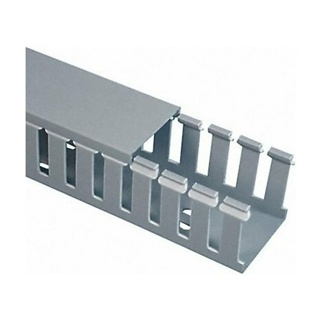 Panduit Wire Duct,Wide Slot,Gray,2.25 W x 2 D G2X2LG6-A - Walmart.com