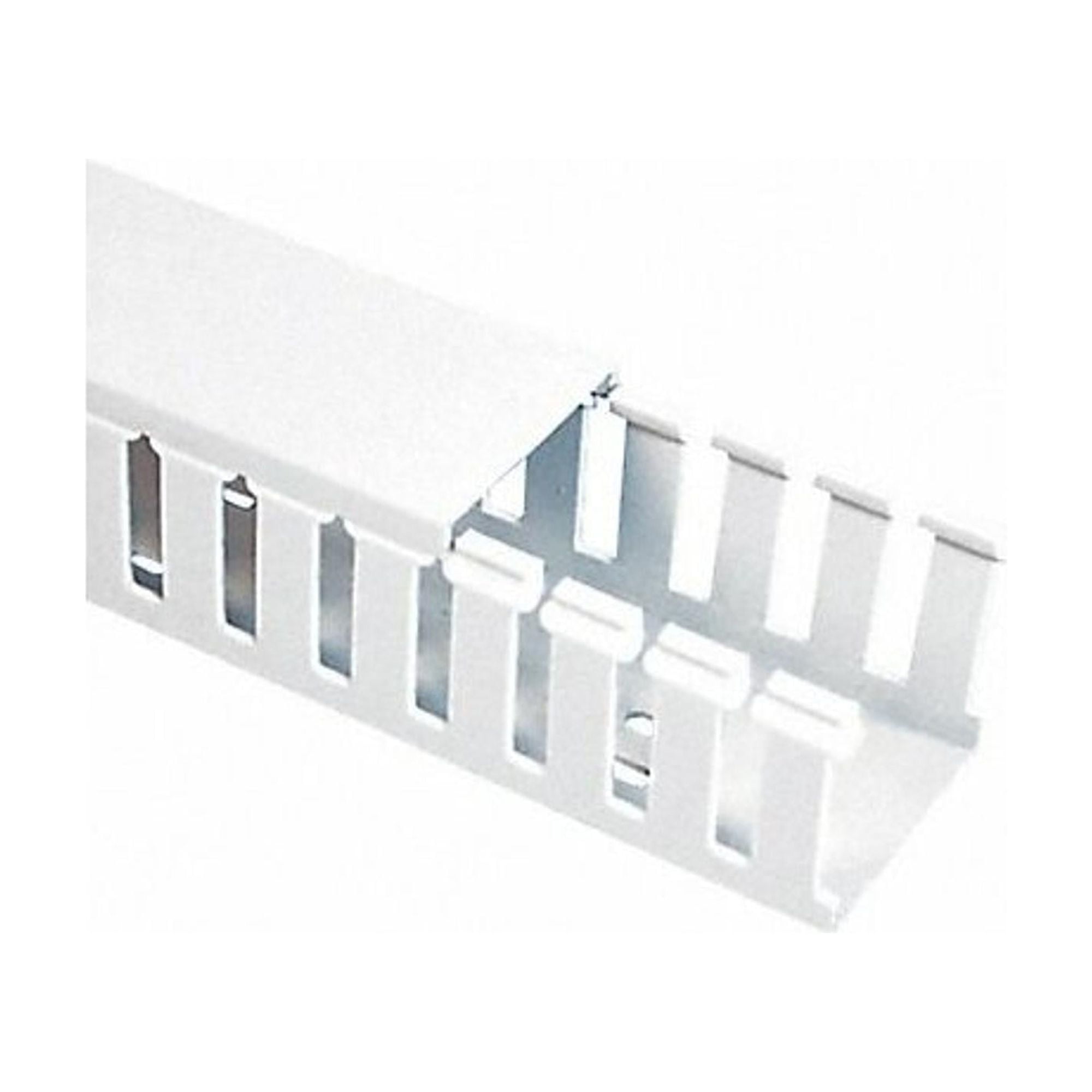 Panduit Wire Duct,Wide Slot,White,1.75 W x 1.5 D G1.5X1.5WH6 - Walmart.com