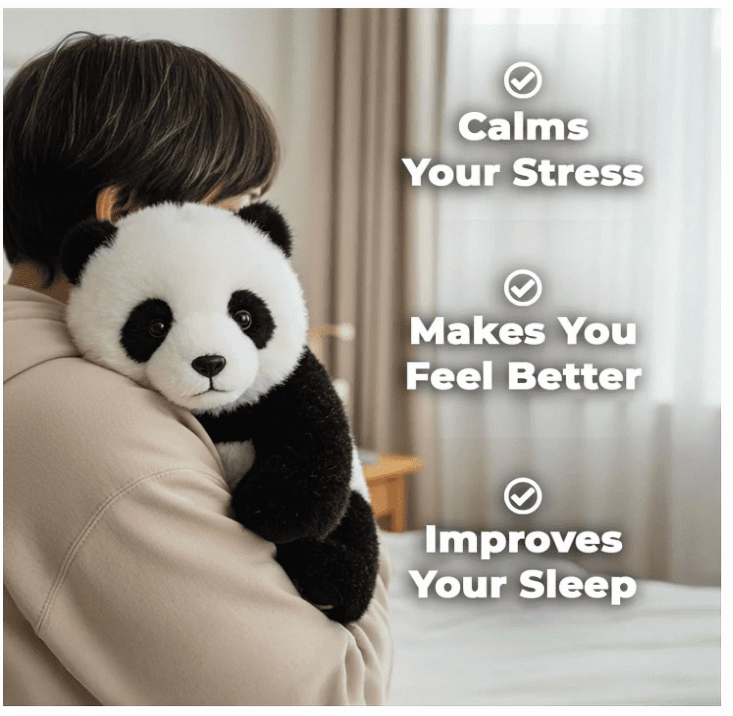 Pandy The Panda 2.0 Plush Toy - Hugmotion Engine Smart Hugging Tech ...