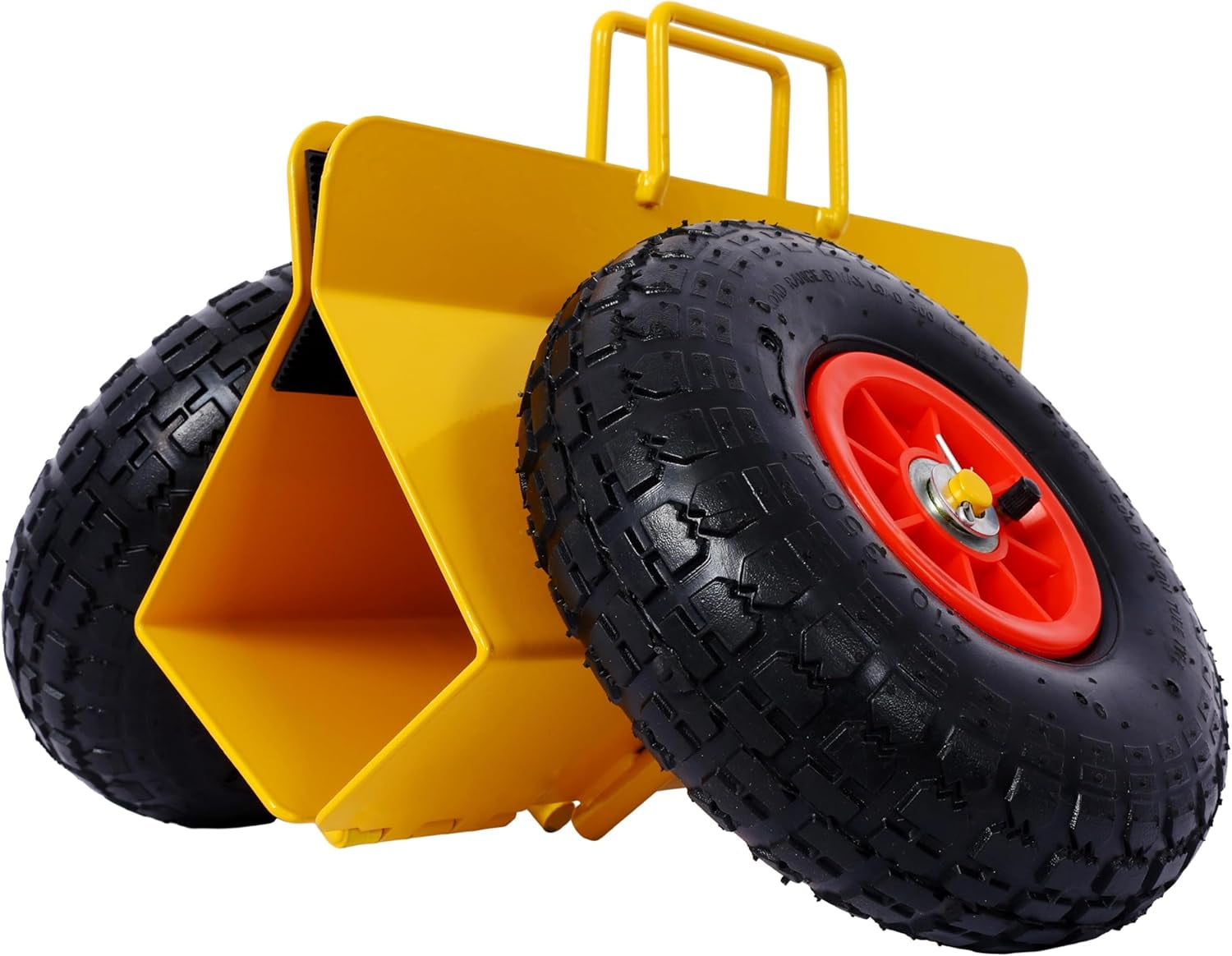 Panel Dolly Slab Moving Cart with Handle and 10" Pneumatic Tires Sheet ...