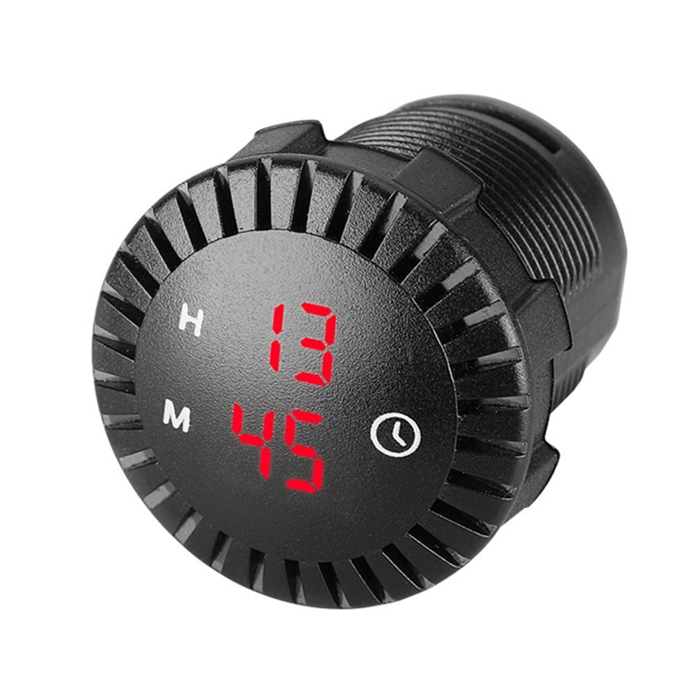 Panel Electronic Clock 12V/24V Car Touch Digital Clock LED Display ...