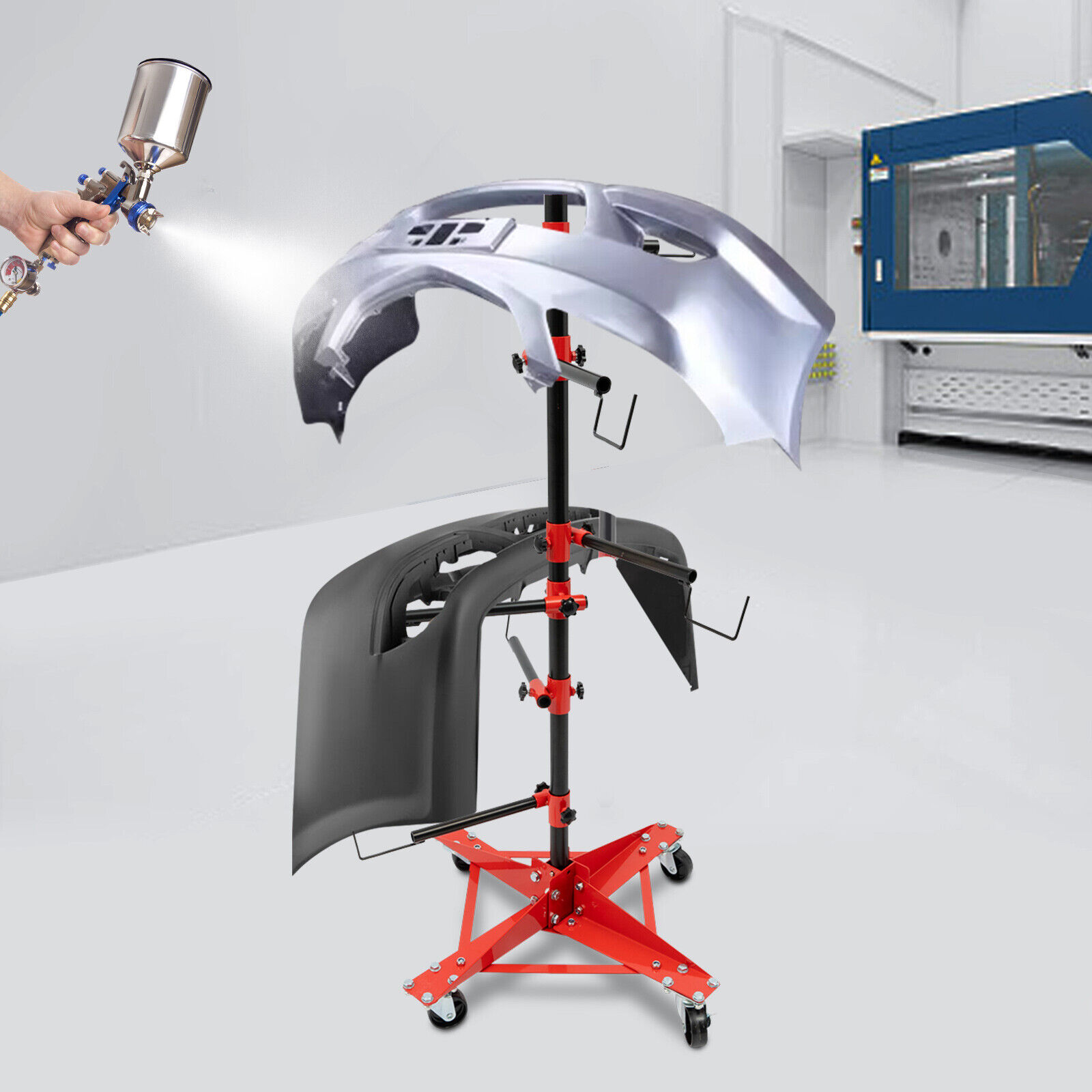 Panel Holder, Panel Tree Paint Stand, Adjustable Center Post Hang ...