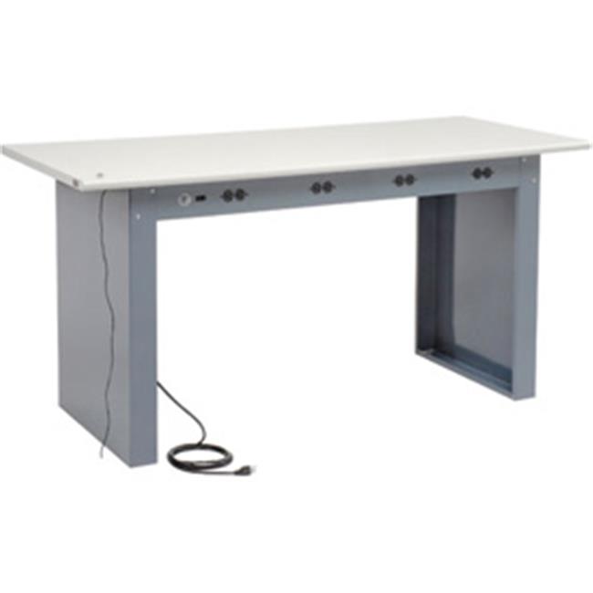 Panel Leg Workbench - White - Walmart.com