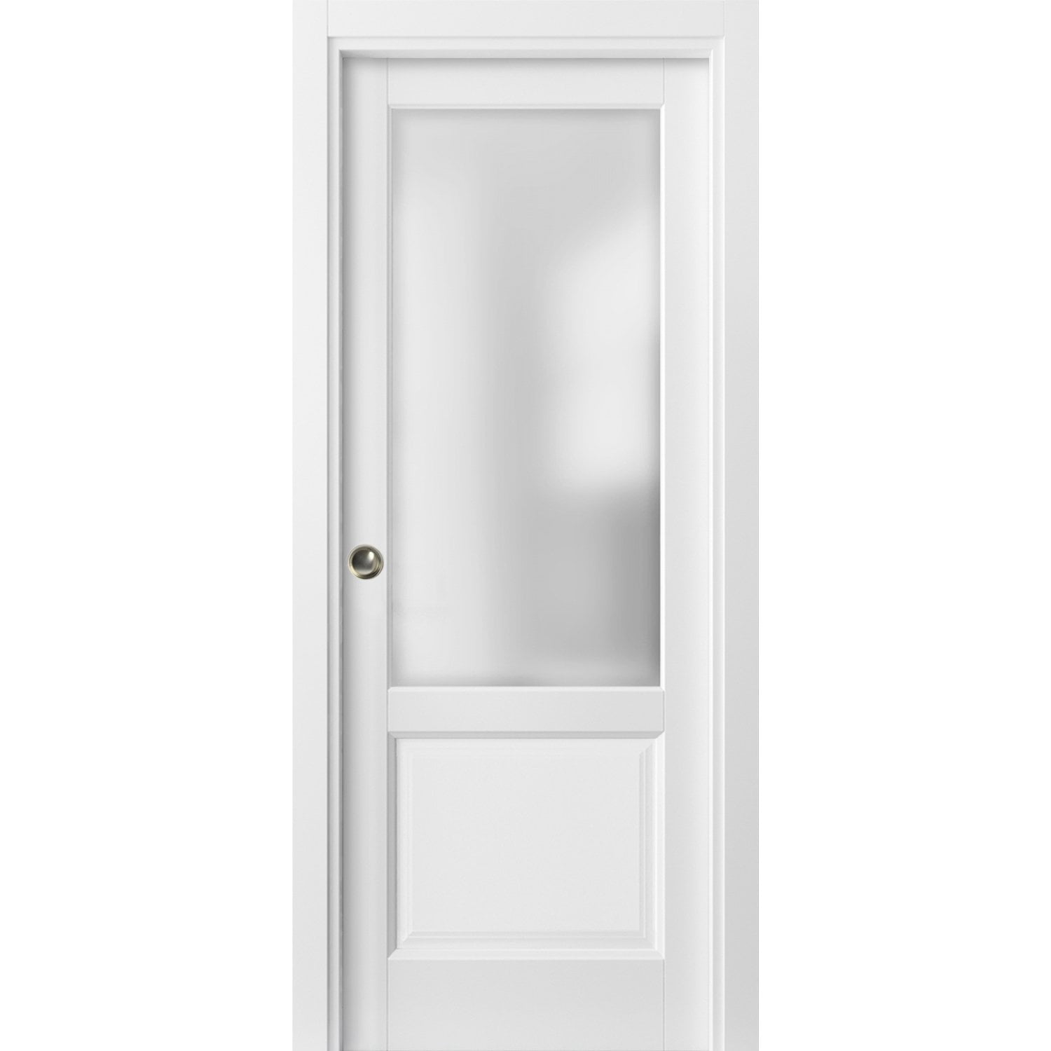Panel Lite Pocket Door 32 x 84 with Frames - Walmart.com