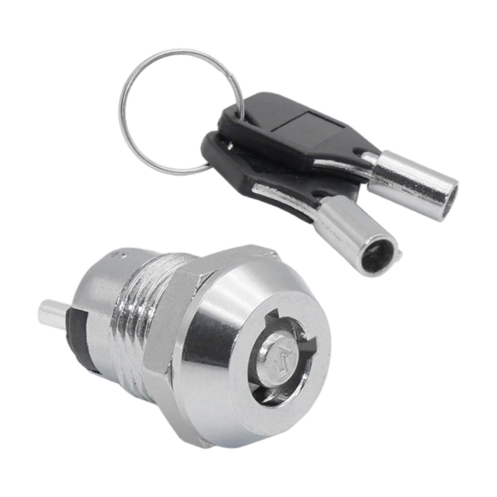 Panel Lock Security Power Switch Tubular Terminals Metal Electronic ...