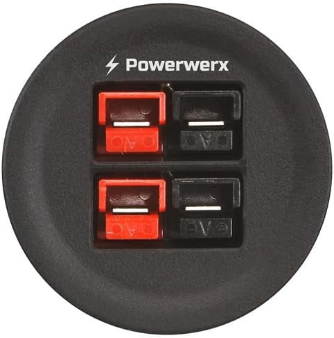 Panel Mount Housing for Two Anderson Powerpole Connectors with a ...