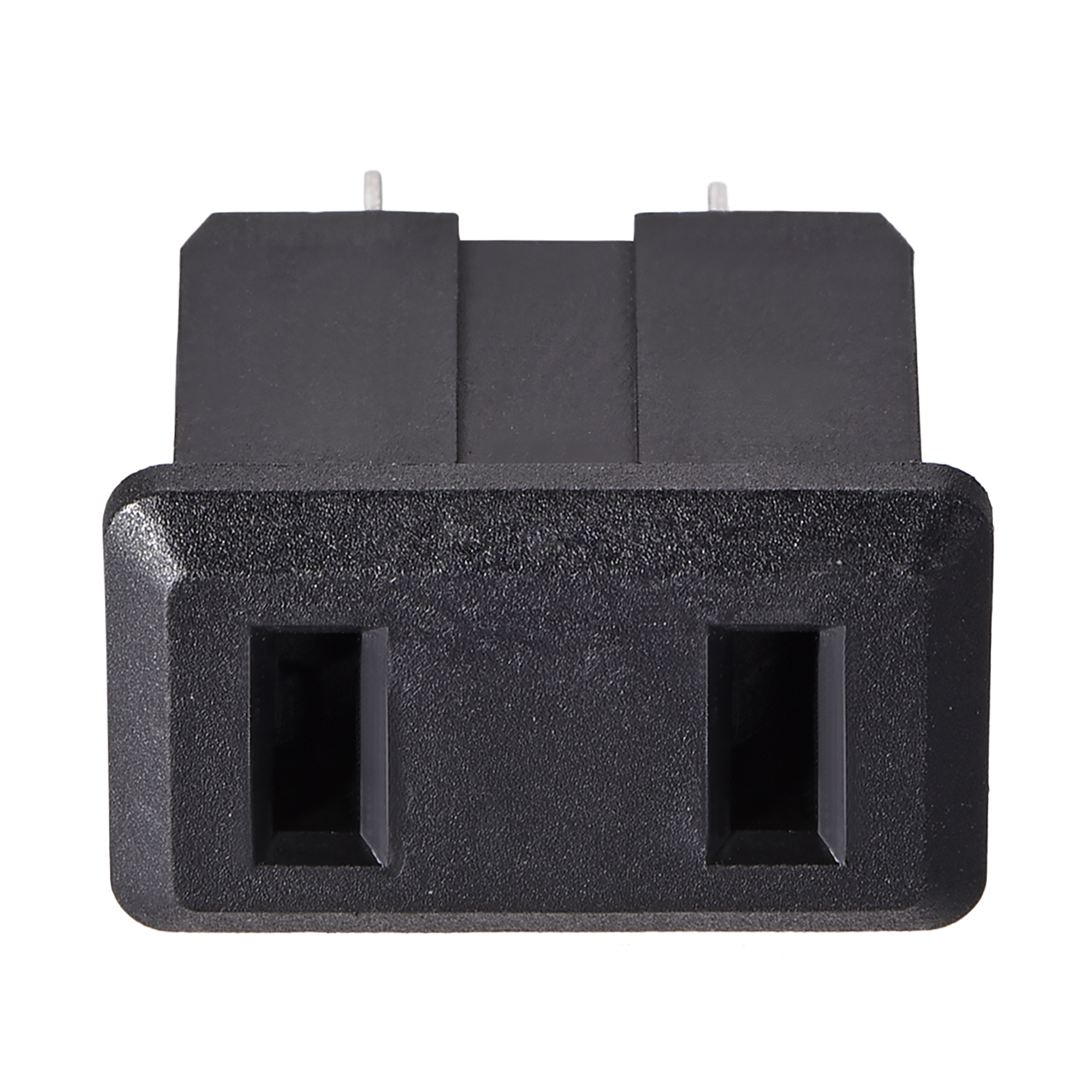 Panel Mount Plug Adapter AC 250V 10A 2 Pins IEC Inlet Module Plug Power ...