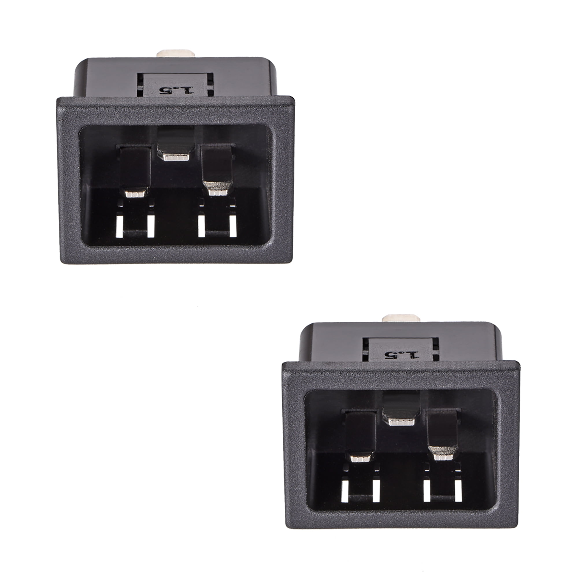 Panel Mount Plug Adapter AC 250V 16A C20 3 Pins IEC Inlet Plug Power ...