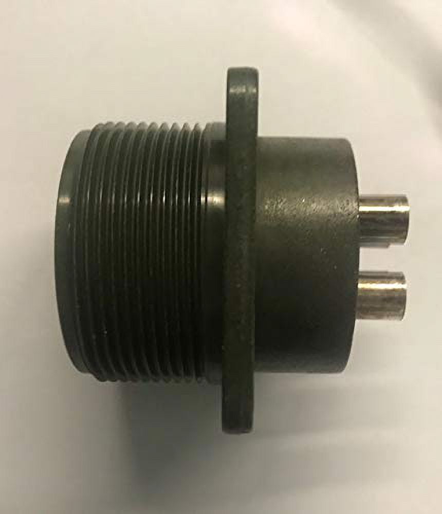 Panel Mount Receptacle 4 Pin - Solder Contacts Olive Drab Chromate ...