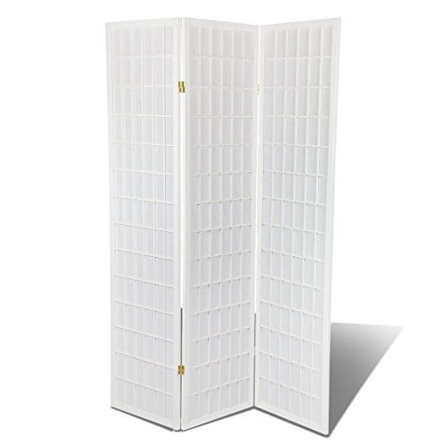 Panel Shoji Screen Room Divider 3-10 Panel (3 Panel, Black, White ...