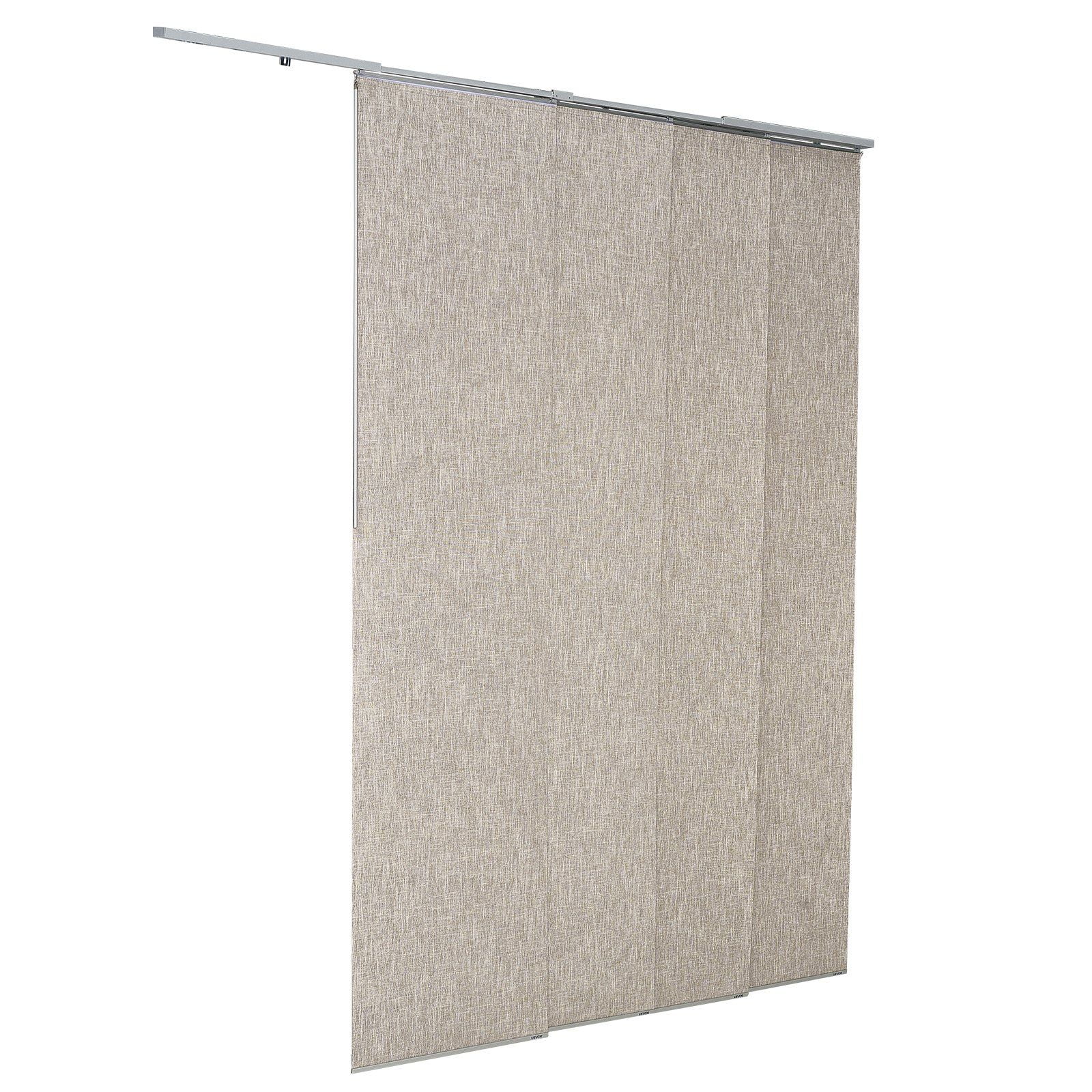 Panel Track Blinds Extendable from 45.8 in to 86 in Width, Trimmable ...