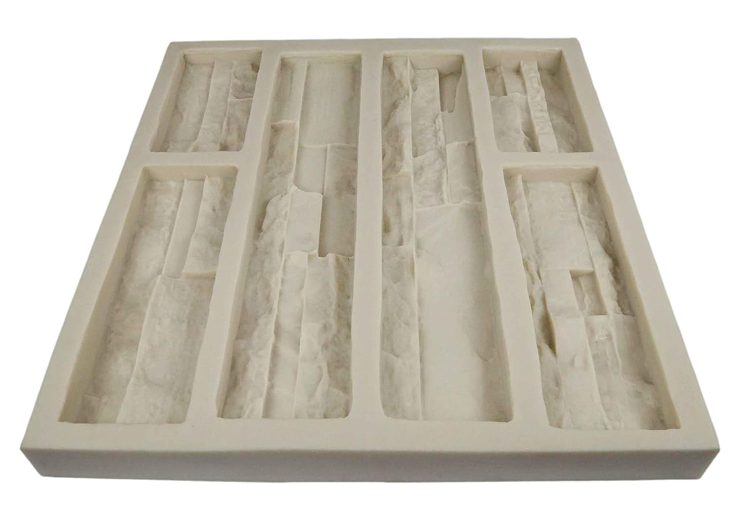 Panel Veneer Stone Rubber Mold for Concrete or Plaster, Western Quick ...