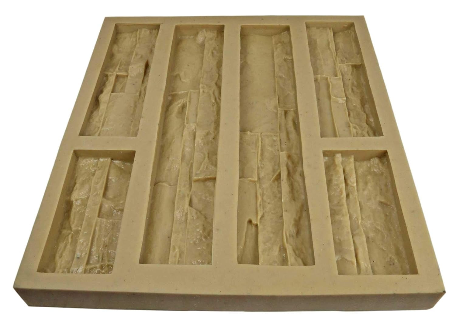 Panel Veneer Stone Rubber Mold for Concrete or Plaster, Western Quick ...